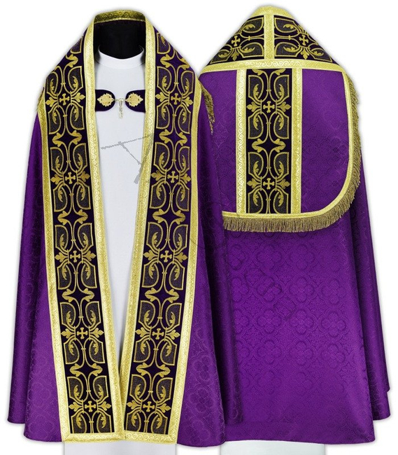 Roman cope KT576-AF25 purple | ALL PRODUCTS \ COPES \ Roman Copes ...