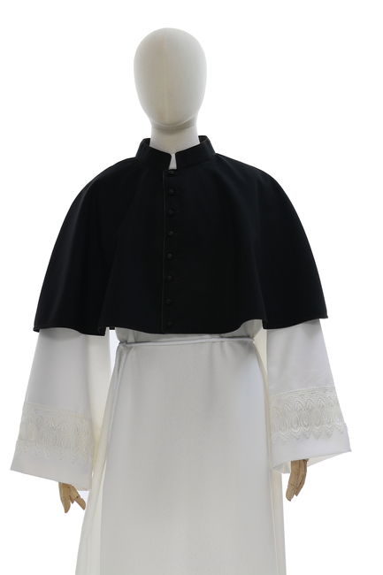 Czarny mucet MOZZ-CZ | WSZYSTKIE PRODUKTY \ SUTANNY | Sklep liturgiczny ...