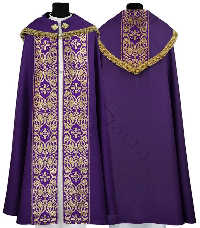 Gothic Cope K005-Ff purple \ unlined | ALL PRODUCTS \ COPES \ Gothic ...