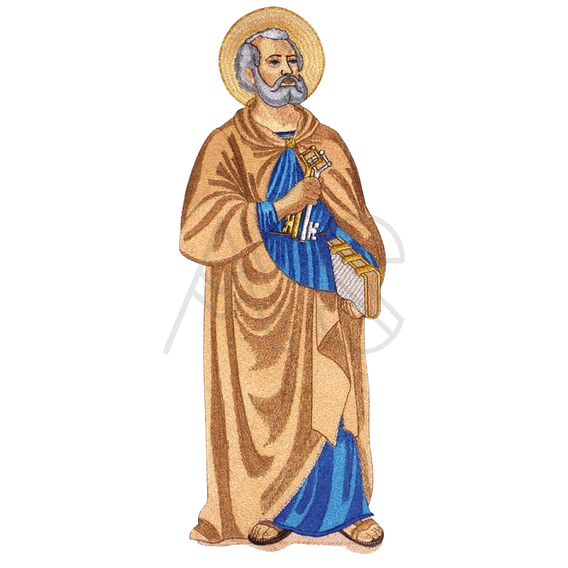 Embroidered Applique "Saint Peter" | ALL PRODUCTS \ OTHERS \ Emblems ...