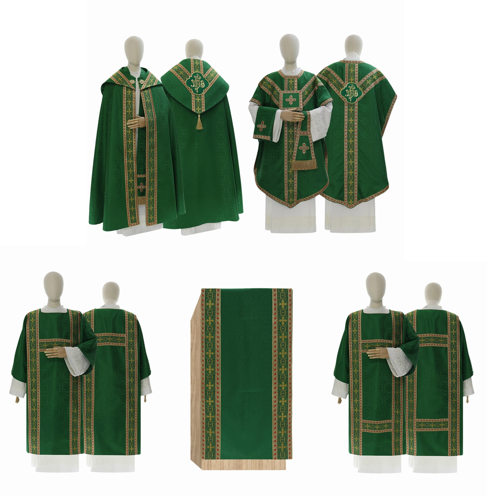 Set of liturgical vestment SET-084 | ALL PRODUCTS \ SETS OF VESTMENTS | Ornaty.net: alby, kapy ...