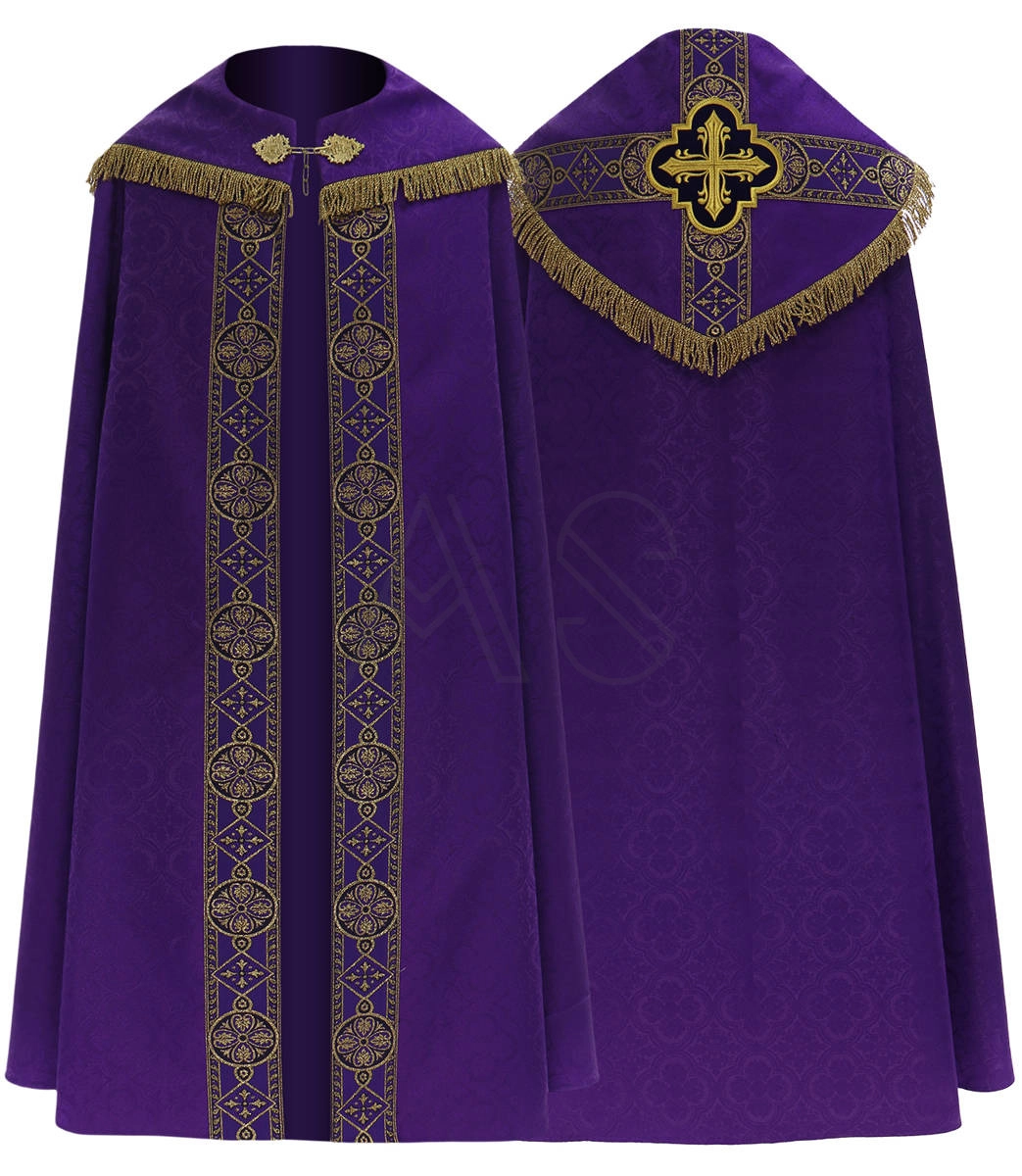Gothic Cope K113-F25f purple \ unlined | ALL PRODUCTS \ COPES \ Gothic ...