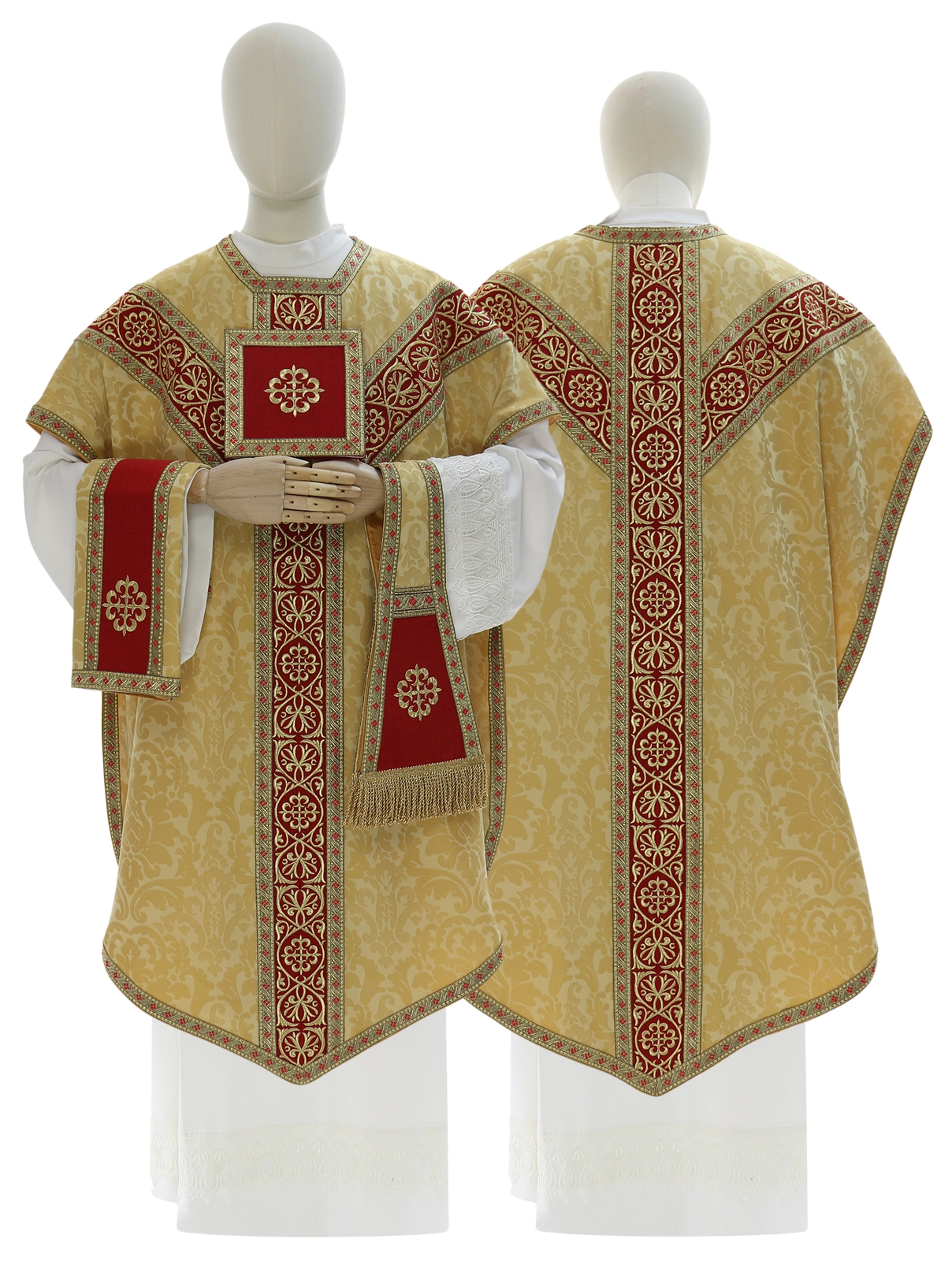 Pugin style chasuble PY849-26 gold/red | ALL PRODUCTS \ CHASUBLES ...