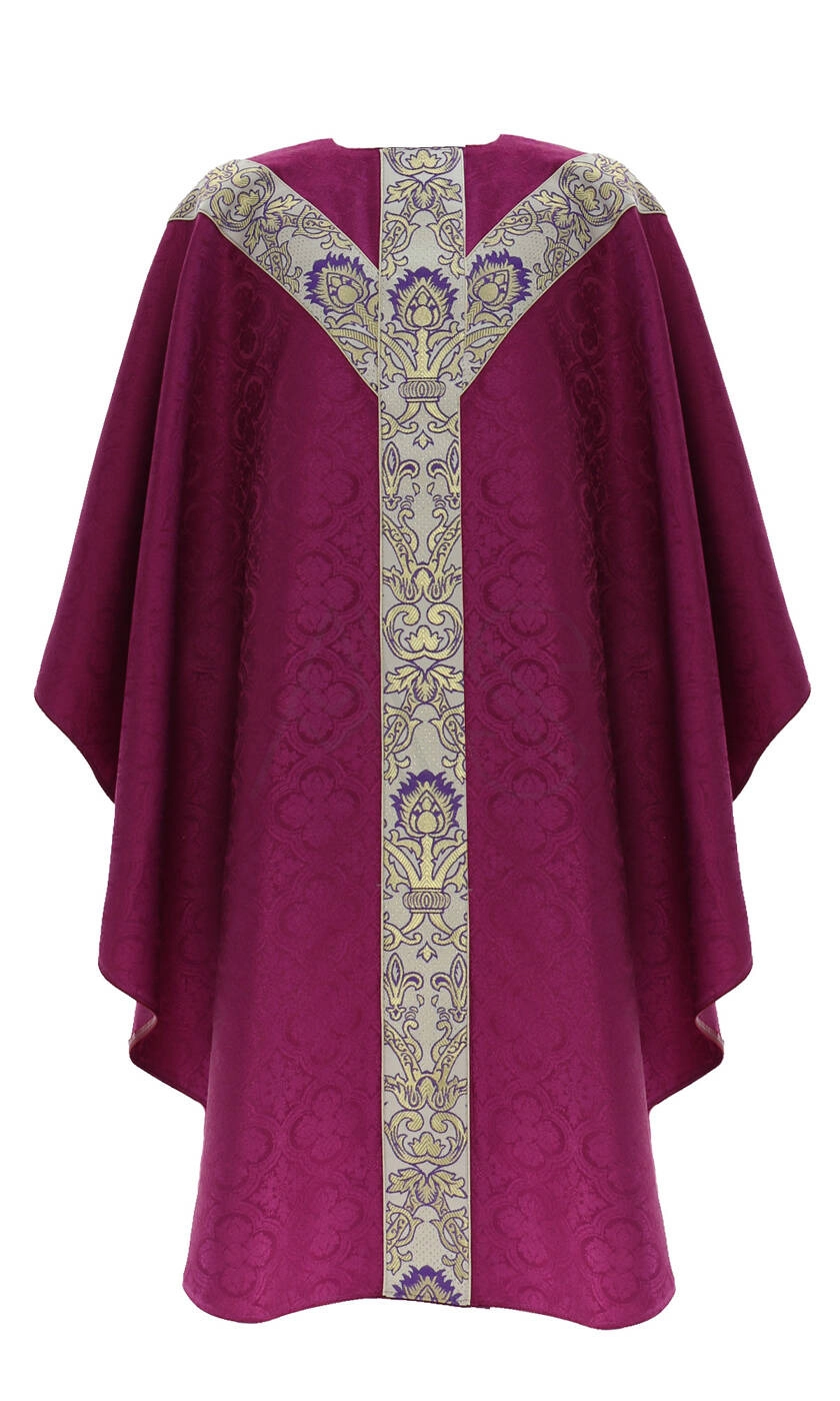 Semi Gothic Chasuble GY076-P25 roman purple \ unlined | ALL PRODUCTS ...