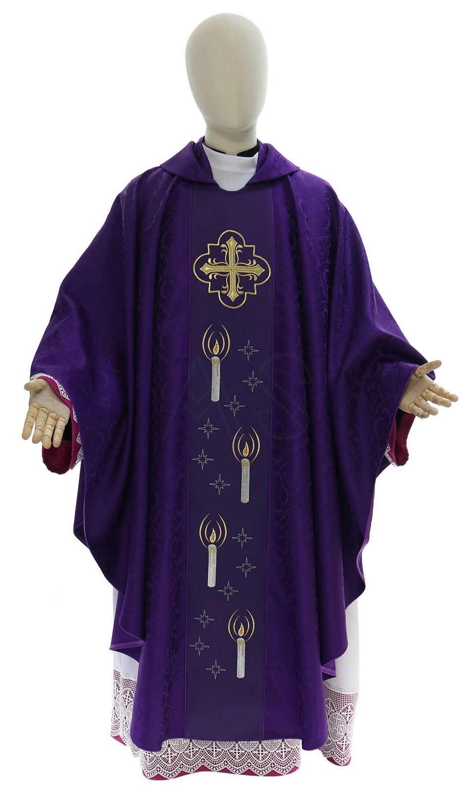 Gothic Chasuble "Advent" purple \ unlined | ALL PRODUCTS \ CHASUBLES ...
